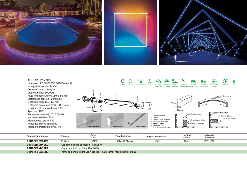 Neon Flex RGBW - Fiberlight®